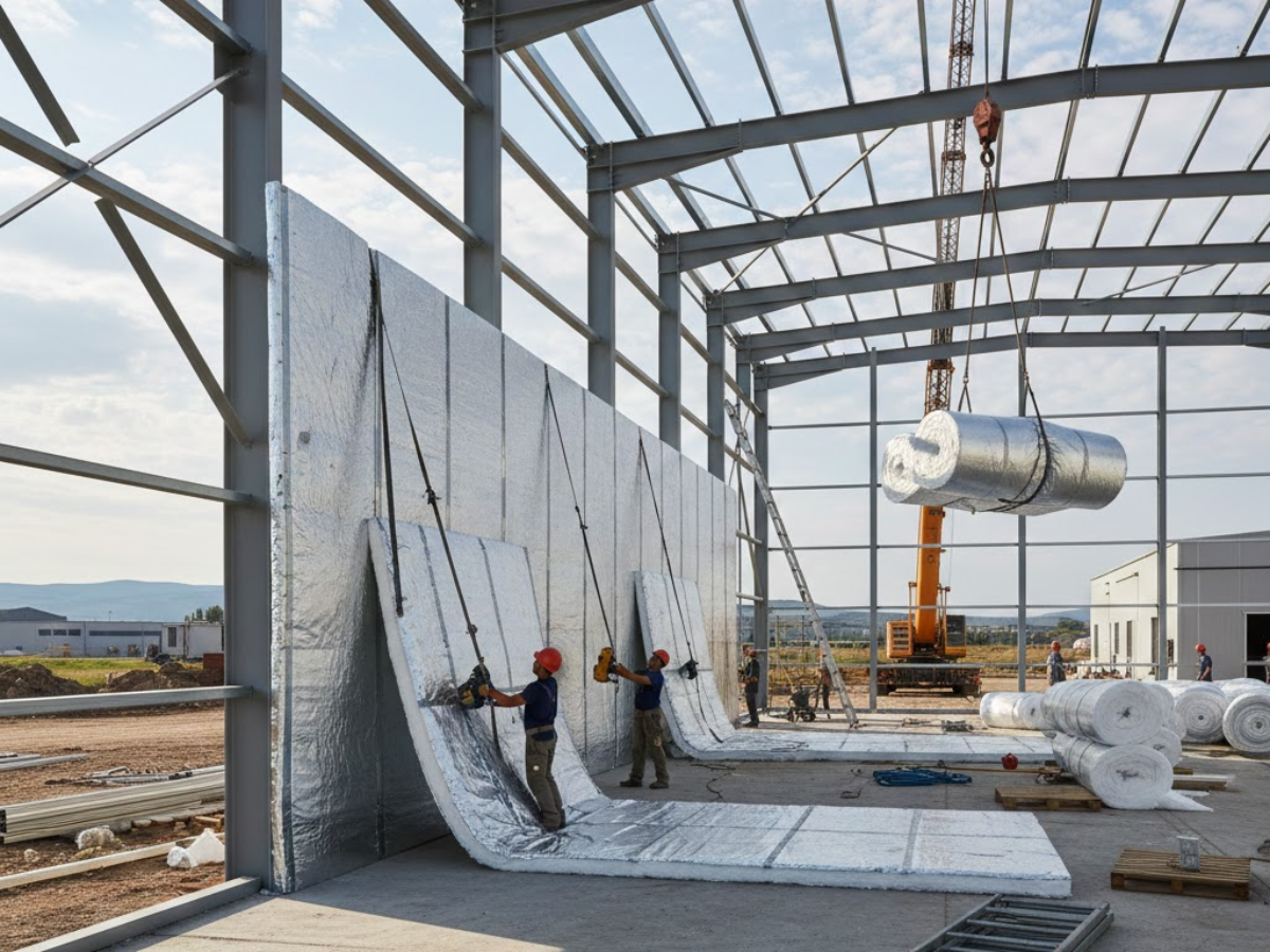How to Insulate a Steel Building